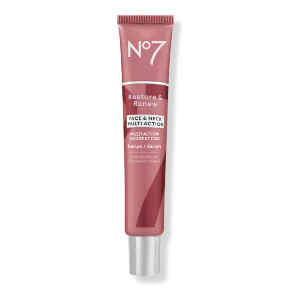 NO7 Restore & Renew Face & Neck Multi Action Serum - One-color