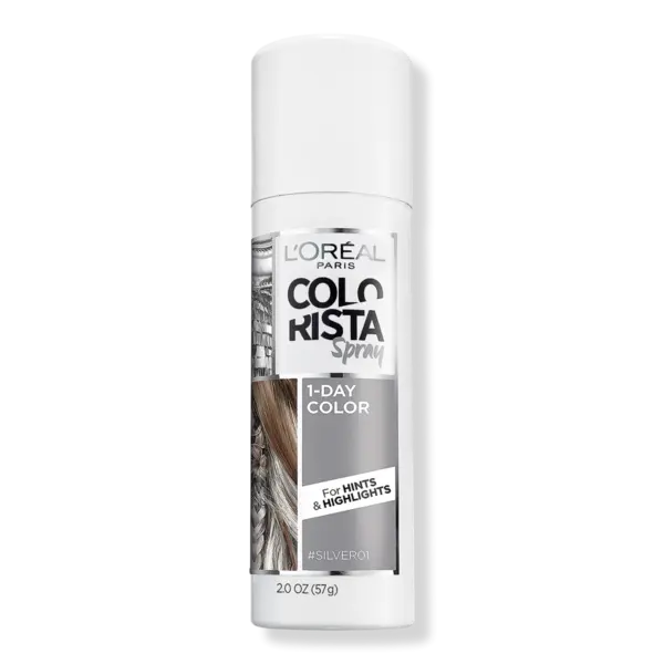 L'OREAL Colorista Hair Makeup Temporary 1-day Spray - Silver