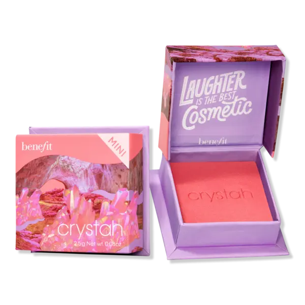 BENEFIT COSMETICS Wanderful World Silky-soft Powder Blush Mini - Crystah