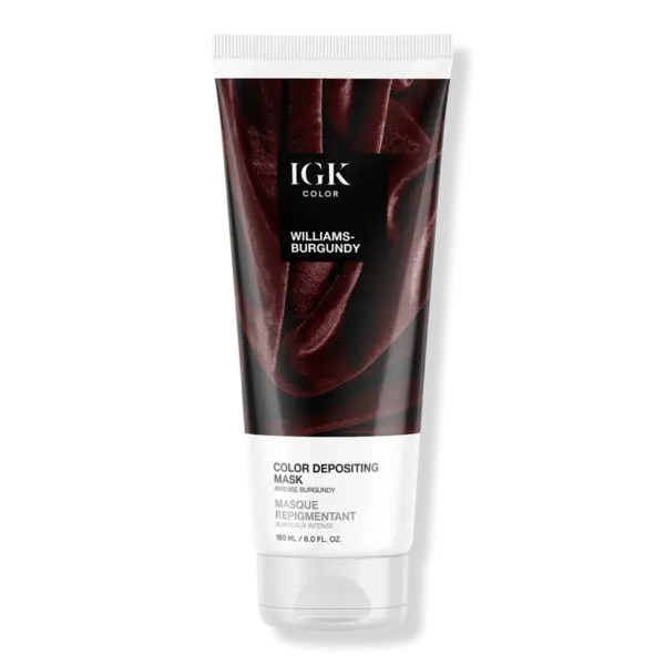 IGK Color Depositing Conditioning Hair Mask - Williams-burgundy