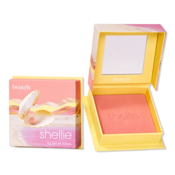 BENEFIT COSMETICS Silky-soft Powder Blush - Shellie