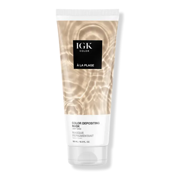 IGK Color Depositing Conditioning Hair Mask - A La Plage