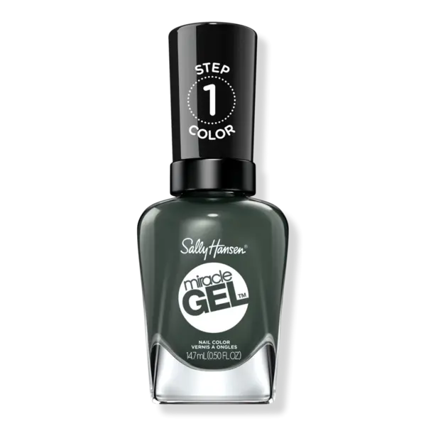 SALLY HANSEN Miracle Gel Nail Polish, Blues & Greens - Leaf Me Be