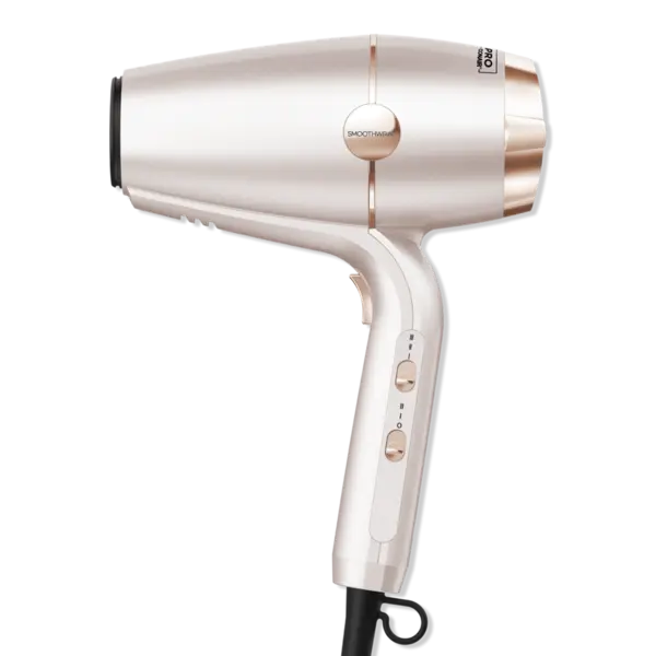 CONAIR Infinitipro Smoothwrap Hair Dryer With Dual Ion Therapy - Light Pink Metallic