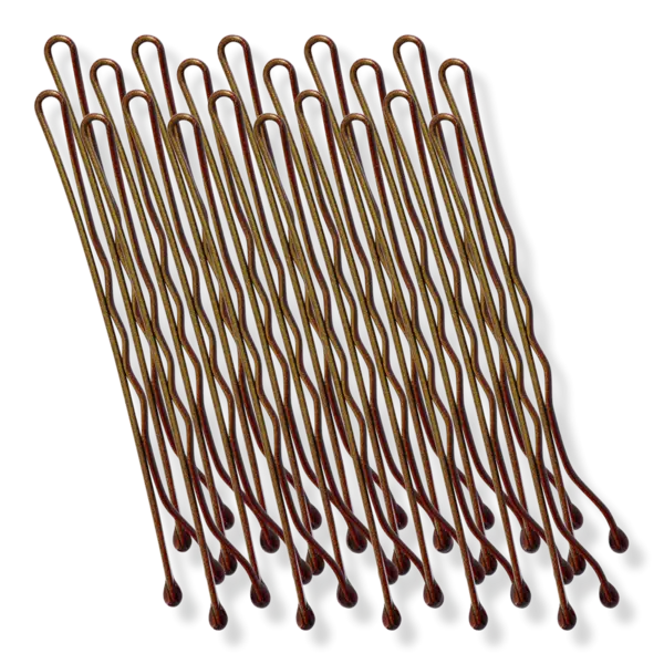 KITSCH Bobby Pin Set - Brown