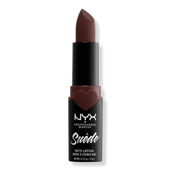 NYX PROFESSIONAL MAKEUP Suede Matte Lipstick Lightweight Vegan Lipstick - Cold Brew