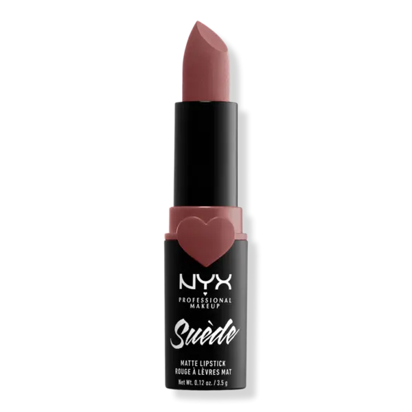 NYX PROFESSIONAL MAKEUP Suede Matte Lipstick Lightweight Vegan Lipstick - Brunch Me