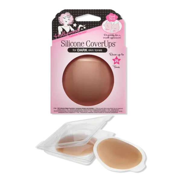 HOLLYWOOD FASHION SECRETS Silicone Coverups - Dark