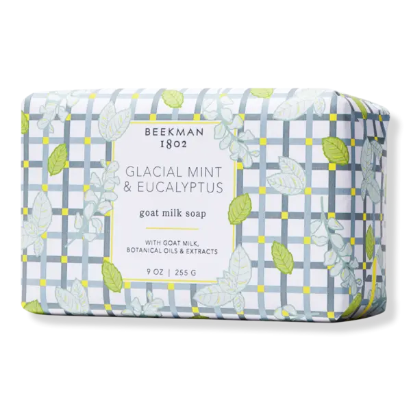 BEEKMAN 1802 Goat Milk Soap With Botanical Oils & Extracts Glacial Mint & Eucalyptus - One-color