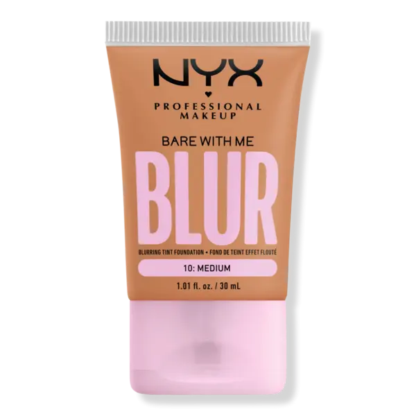 NYX PROFESSIONAL MAKEUP Bare With Me Blur Tint Soft Matte Foundation - 10: Medium