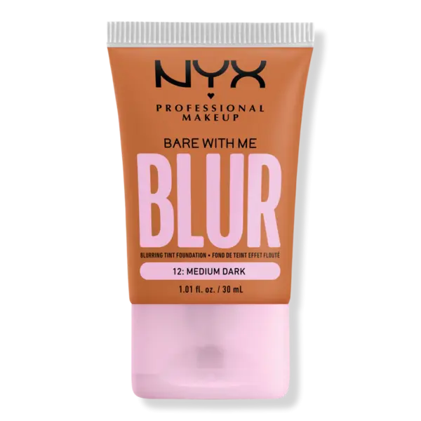 NYX PROFESSIONAL MAKEUP Bare With Me Blur Tint Soft Matte Foundation - 12: Medium Dark
