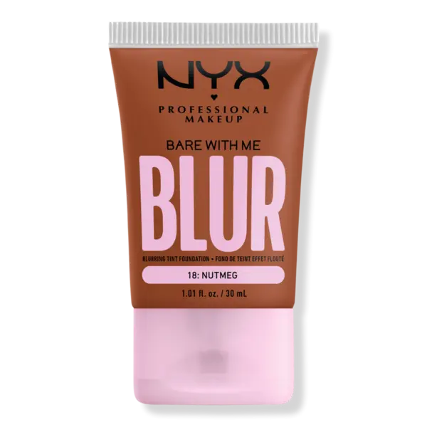 NYX PROFESSIONAL MAKEUP Bare With Me Blur Tint Soft Matte Foundation - 18: Nutmeg