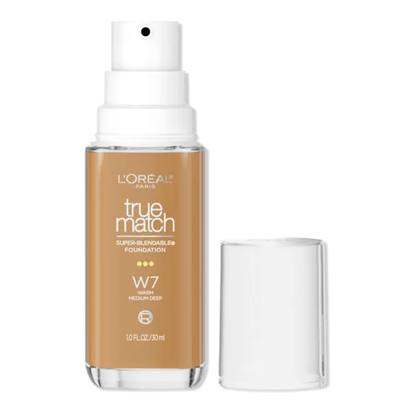 L'OREAL PARIS  True Match Super-blendable Foundation - W7 Warm Medium Deep