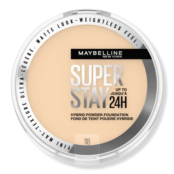 MAYBELLINE Super Stay Up To 24hr Hybrid Powder-foundation - 118