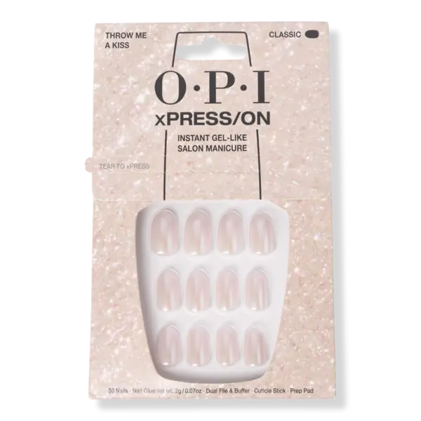OPI Xpress/on Special Effect Press On Nails - Throw Me A Kiss