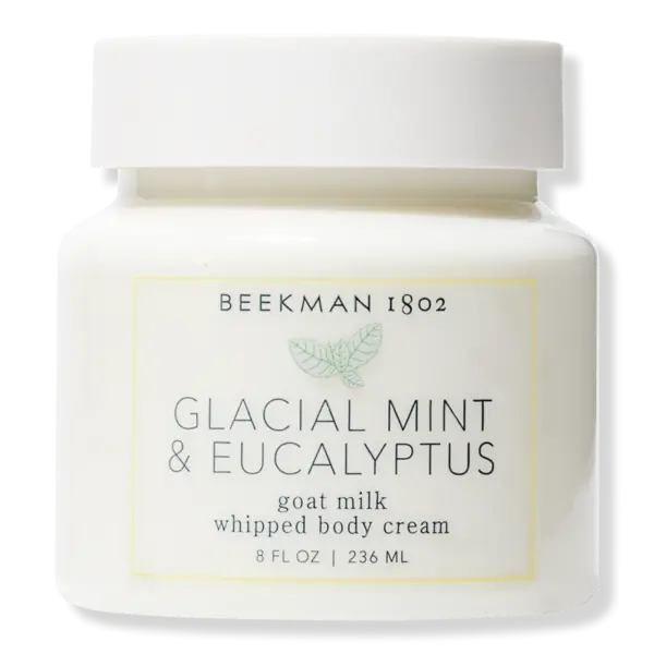BEEKMAN 1802 Goat Milk Whipped Body Cream Glacial Mint & Eucalyptus - One-color