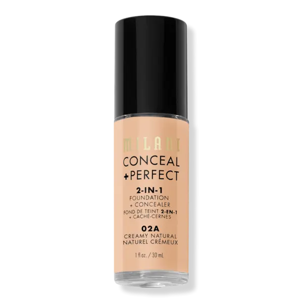 MILANI Conceal + Perfect 2-in-1 Foundation + Concealer - Creamy Natural