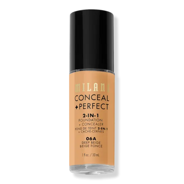 MILANI Conceal + Perfect 2-in-1 Foundation + Concealer - Deep Beige