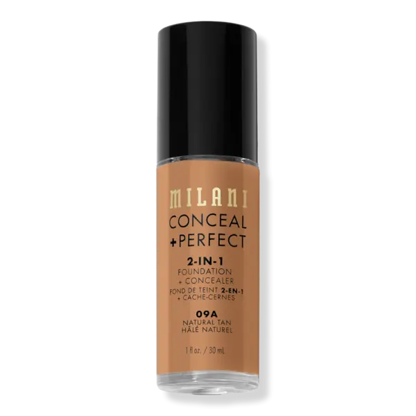 MILANI Conceal + Perfect 2-in-1 Foundation + Concealer - Natural Tan