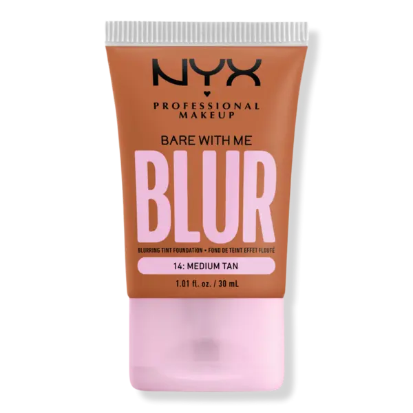 NYX PROFESSIONAL MAKEUP Bare With Me Blur Tint Soft Matte Foundation - 14: Medium Tan