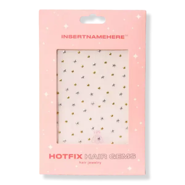 INH HAIR Inh Star Hair Gems - Silver & Gold Stars