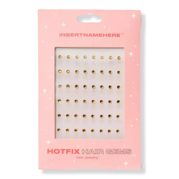 INH HAIR Hotfix Hair Gems - Yellow Gold Diamond