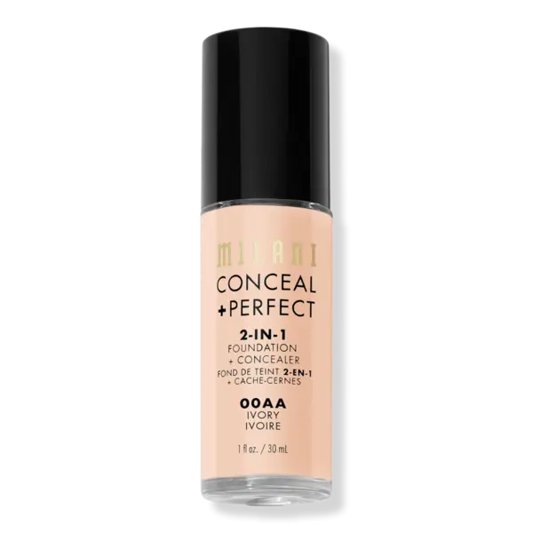 MILANI Conceal + Perfect 2-in-1 Foundation + Concealer - Ivory