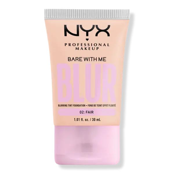 NYX PROFESSIONAL MAKEUP Bare With Me Blur Tint Soft Matte Foundation - 02: Fair