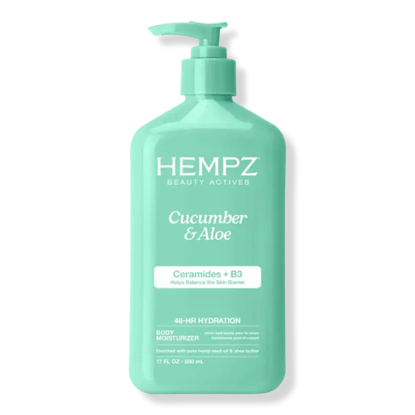 HEMPZ Cucumber & Aloe Body Moisturizer With Ceramides + B3