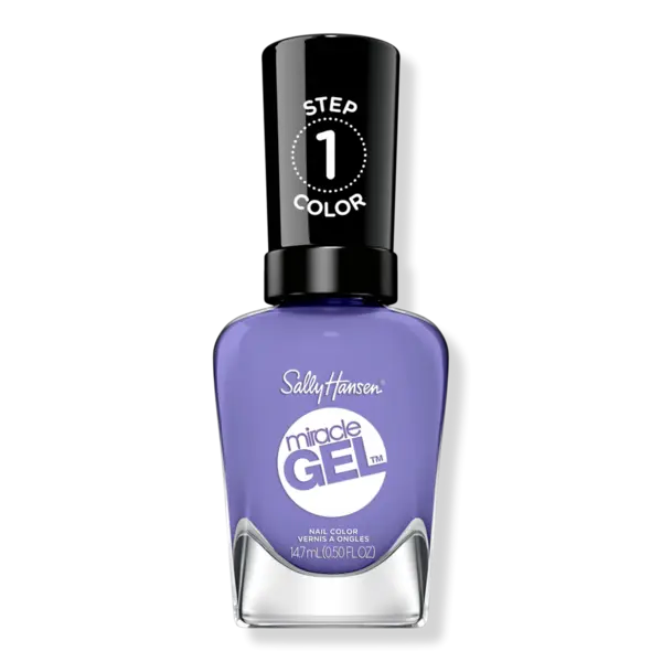 SALLY HANSEN Miracle Gel Nail Polish, Pinks & Purples - Knowledge Is Flower