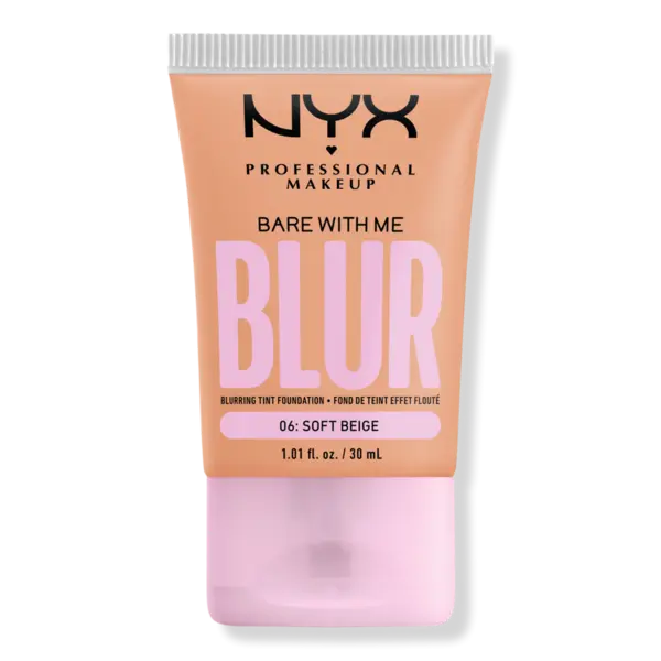 NYX PROFESSIONAL MAKEUP Bare With Me Blur Tint Soft Matte Foundation - 06: Soft Beige