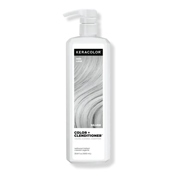 KERACOLOR Color + Clenditioner Liter - Silver