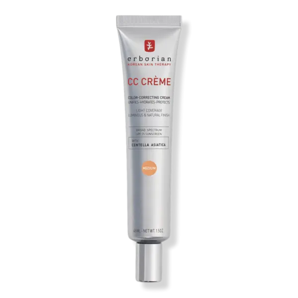 ERBORIAN Cc Cream Color-corrector For Natural Luminous Finish With Korean Centella Asiatica Extract - Medium