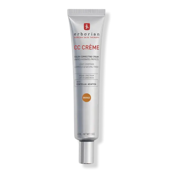 ERBORIAN Cc Cream Color-corrector For Natural Luminous Finish With Korean Centella Asiatica Extract - Bronze