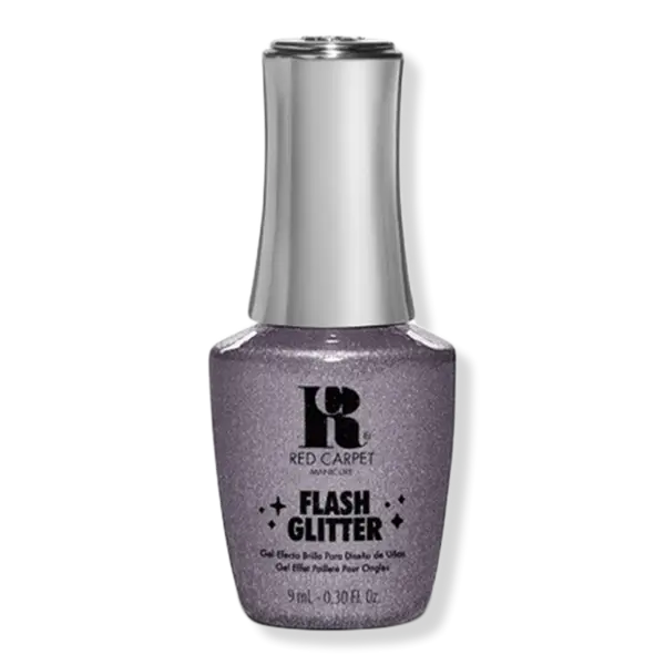 RED CARPET MANICURE Flash Glitter Special Effect Gel Polish - Oh So Flashy!