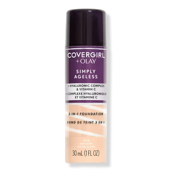 COVERGIRL Olay Simply Ageless 3-in-1 Liquid Foundation - Fair Ivory