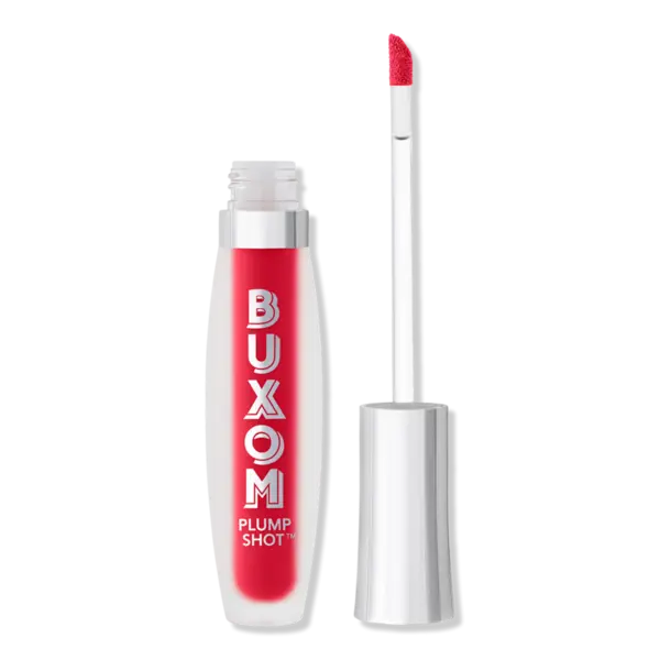 BUXOM Plump Shot Plumping And Smoothing Lip Serum Gloss With Peptides And Hyaluronic Acid - Cherry Pop