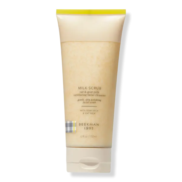 BEEKMAN 1802 Milk Scrub Oat And Goat Milk Exfoliating Facial Cleanser - One-color