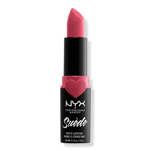 NYX PROFESSIONAL MAKEUP Suede Matte Lipstick Lightweight Vegan Lipstick - Cannes