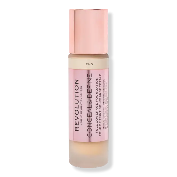 REVOLUTION BEAUTY Conceal & Define Full Coverage Foundation - F4.5