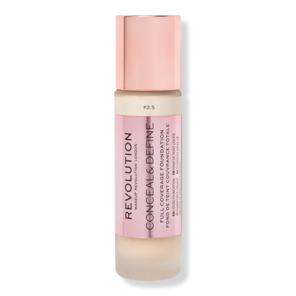 REVOLUTION BEAUTY Conceal & Define Full Coverage Foundation - F2.5