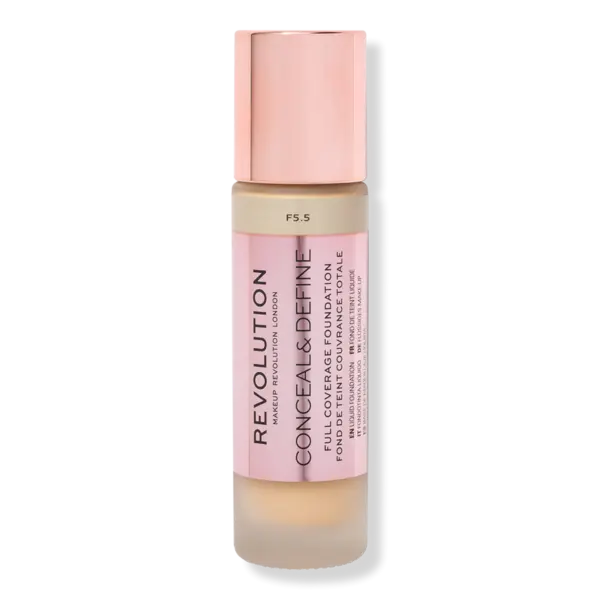REVOLUTION BEAUTY Conceal & Define Full Coverage Foundation - F5.5