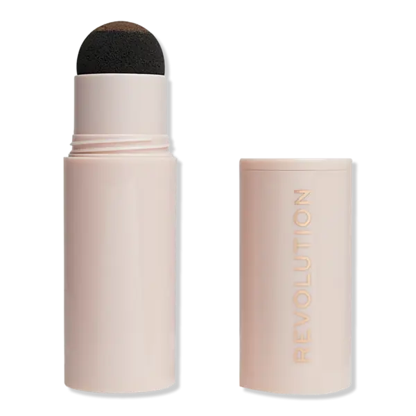 REVOLUTION BEAUTY Brow Powder Stamp & Stencil Kit - Medium Brown