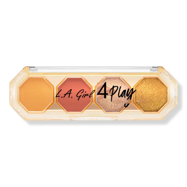 L.A. GIRL 4play Eye Shadow Quad Palette - Juicy