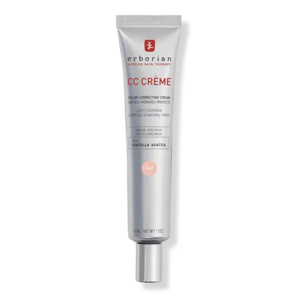 ERBORIAN Cc Cream Color-corrector For Natural Luminous Finish With Korean Centella Asiatica Extract - Fair