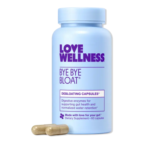 LOVE WELLNESS Bye Bye Bloat: Debloating Capsules - One-color