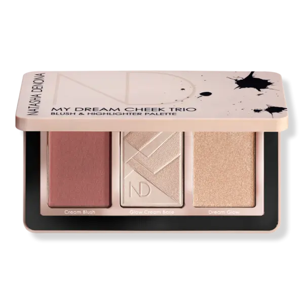 NATASHA DENONA My Dream Cheek Trio Blush & Highlighter Palette - One-color