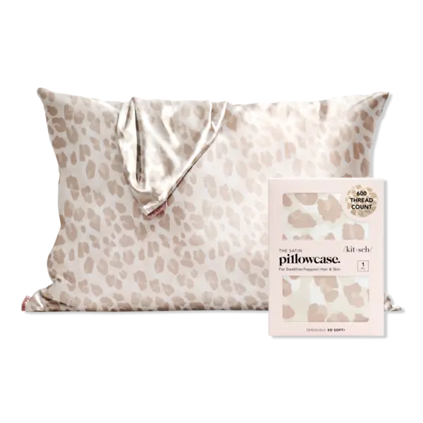 KITSCH Satin Pillowcase - Leopard
