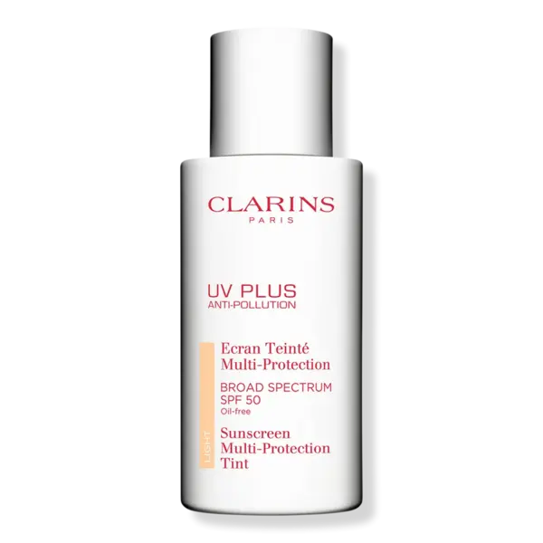 Clarins Uv Plus Anti-pollution Tinted Face Sunscreen Spf 50 - Light