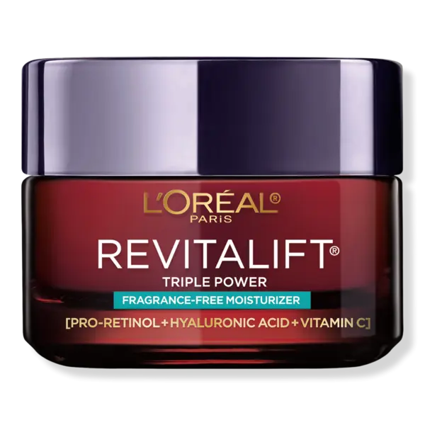 L'OREAL Revitalift Triple Power Anti-aging Moisturizer Fragrance Free - One-color